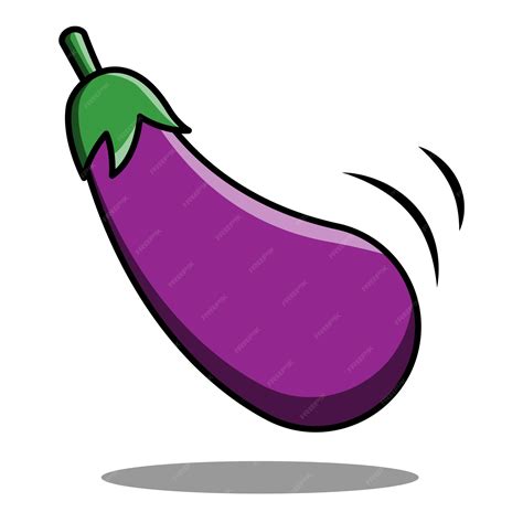 Premium Vector Cartoon Vector Of An Eggplant