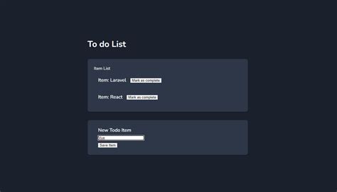 GitHub Julius Bu My Laravel To Do List A Simple Todo List With Laravel