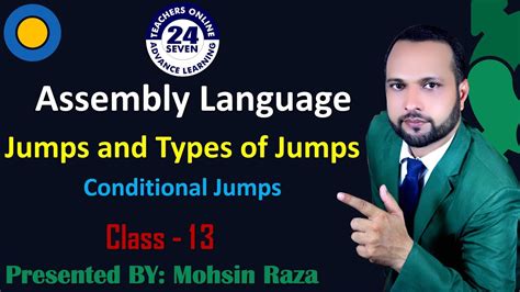 Cs401 Short Lecture 13 Vu Short Lecture Conditional Jumps In Urdu Hindi Youtube