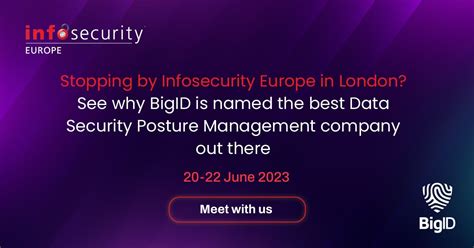 Bigid On Linkedin Infosecuritylondon Dspm
