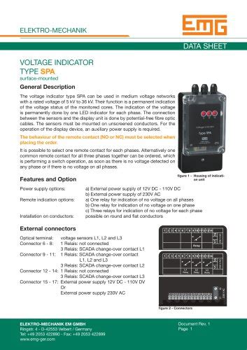 EARTH FAULT INDICATOR TYPE EASI Panel Mounted Elektro Mechanik PDF Catalogs Technical