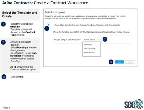 Ariba Contracts Create A Contract Workspace Create Contract