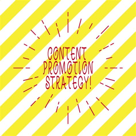 Handwriting Text Writing Content Promotion Strategy Concept Meaning