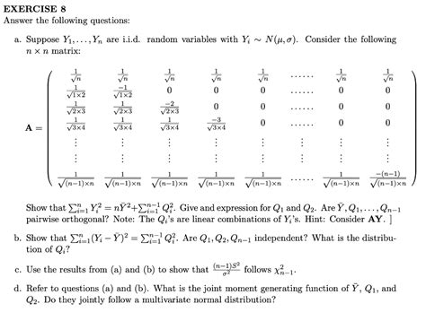 EXERCISE Answer The Following Questions A Suppose Chegg Com