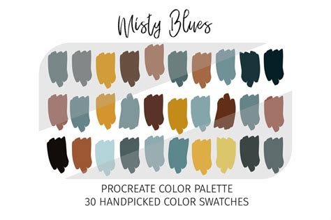Procreate Fall Color Palette Bundle Masterbundles