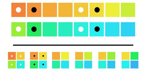 How Colour Arrays Were Built Top Row The Composition Of Two Colour