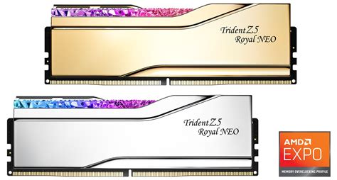 G Skill представила флагманские модули памяти Ddr5 Trident Z5 Royal Neo для Amd Ryzen 9000 — до