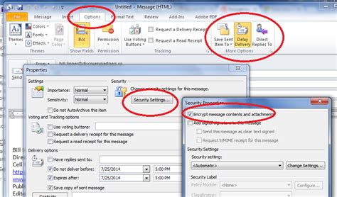 lawyer pdf use email encryption in outlook