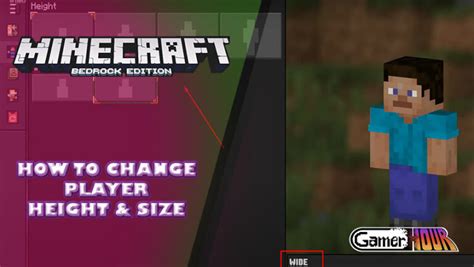 Minecraft Bedrock Edition How To Change Player Height Size GamerHour