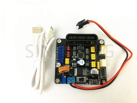 arduino uno shield for 6 dof robot arm microcontroller ps2 with code