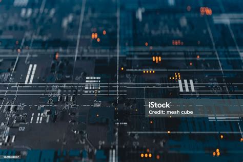 컴퓨터 마더보드와 반도체 3d 렌더링의 개념을 가진 기술 배경 0명에 대한 스톡 사진 및 기타 이미지 0명 3차원 형태 Cpu Istock