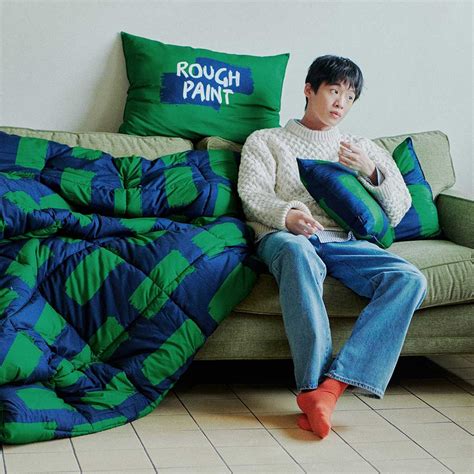 페인트 패턴 먼지없는 항균 사계절 차렵베개세트 Ss Q 감도 깊은 취향 셀렉트샵 29cm