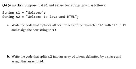 Solved Q4 4 ﻿marks Suppose That S1 ﻿and S2 ﻿are Two
