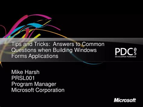 Ppt Tips And Tricks Answers To Common Questions When Building