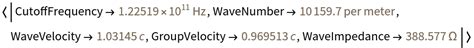 Circularwaveguideproperties Wolfram Function Repository