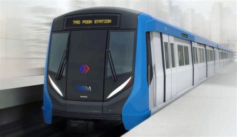 ทดสอบ รถไฟฟ้าสายสีน้ำเงิน ผ่านฉลุย ขบวนแรกโต้คลื่นทะเลมาไทยแล้ว The