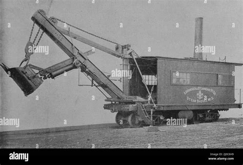 A Railroad Steam Shovel Built By The Industrial Works Bay City