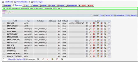 103 Payroll System Database Design Using Mysql 2019