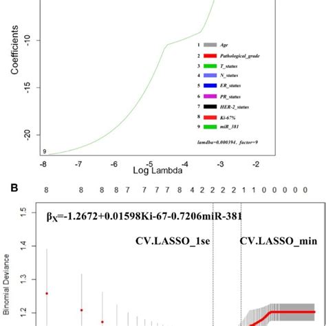 Lasso Regression Results A When The Lambda 0000394 The Model