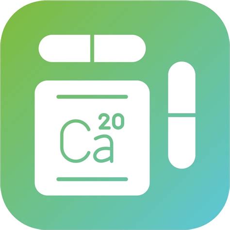 Premium Vector Calcium Icon Style