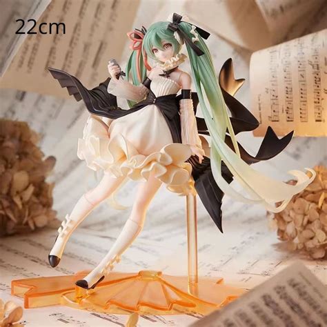 New Anime Miku Cute Kawaii Virtual Singer Miku Manga Statue Figurines