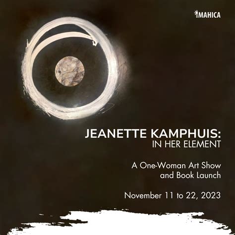 Jeanette Kamphuis In Her Element Imahica Art Gallery