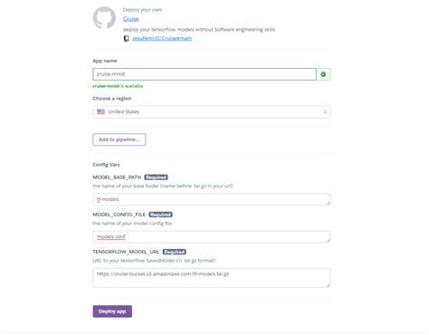 deploy your tensorflow models on heroku with a button click towards data science