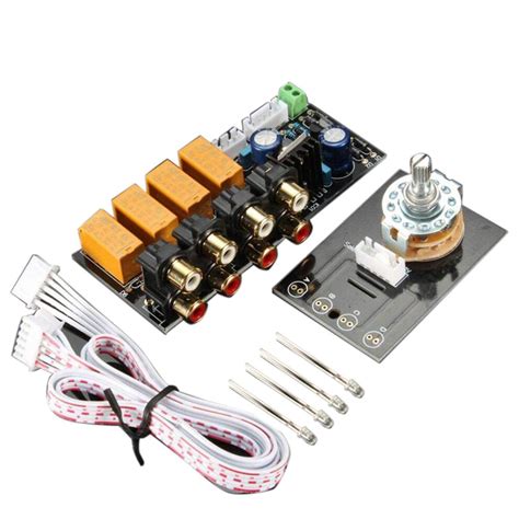 Audio Input Signal Selector Relay Board Signal Switching Amplifier
