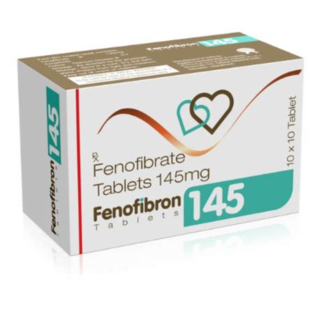Fenofibrate 145 Mg Tablet At Rs 101stripe Fenofibrate Tablet In