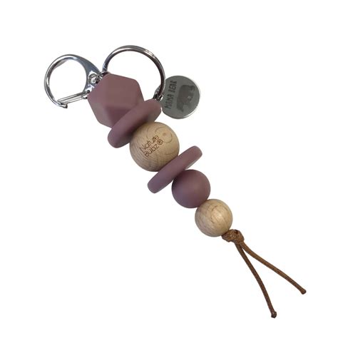 Mama Bear Keychain Dusky Mauve Gaia Sphere