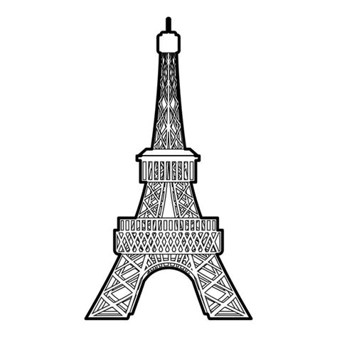 Eiffel Tower Icon Simple Style Stock Vector Ylivdesign 131471612