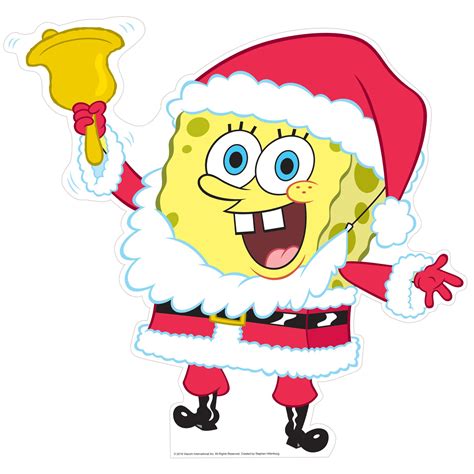 4 Ft 1 In Spongebob Santa Standee Spongebob Christmas Wallpaper