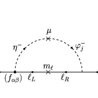 The 2 Loop Feynman Diagram For The Generation Of Neutrino Masses In The