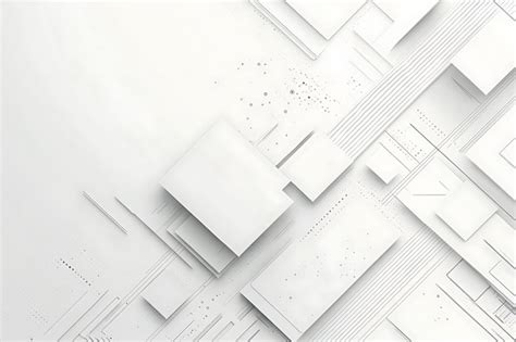 Minimalist Ui Design Background With Light Gray Tech Pattern Premium Ai Generated Image