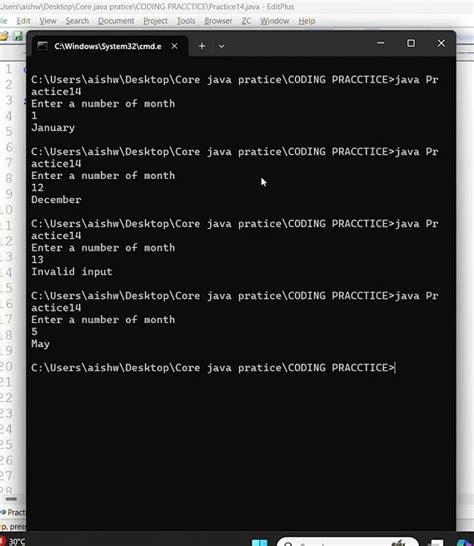 Day 14 Print Month Using Switch Case In Java Youtube