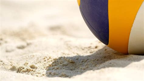 Download Beach Volleyball On The Sand Wallpaper