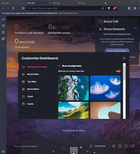 Allow Users To Select A Specific Brave Background · Issue 25030 · Bravebrave Browser · Github