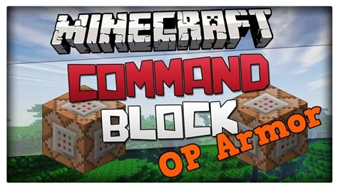 Op Armor Only One Command Youtube