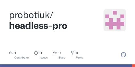 GitHub Probotiuk Headless Pro