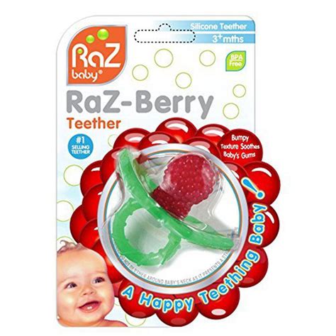 Razberry Red Teether Tickled Babies