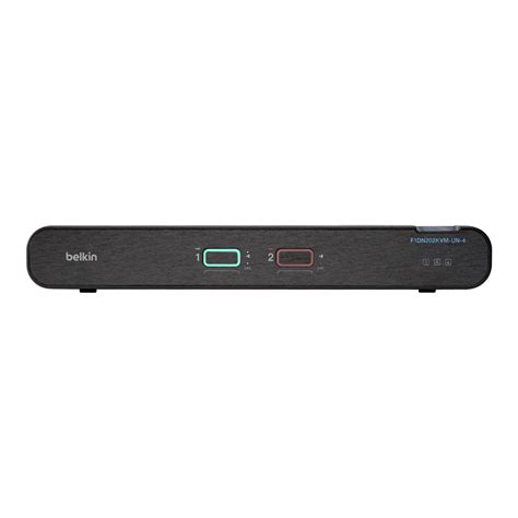 Universal Secure Kvm Switch 2 Port Dual Head W Cac Belkin