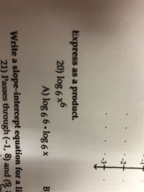 Solved Express As A Product Log X A Log Log X Chegg Com