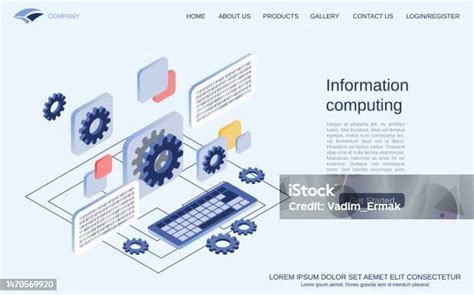 Information Computing Vector Concept Stock Illustration Download Image Now Analyzing