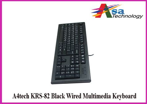 Asa Technology A Tech Krs Black Wired Multimedia Keyboard With Bangla Price In Bangladesh