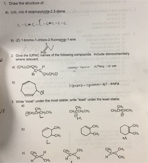 Solved Draw The Structure Of A Cis Cis Chegg Com