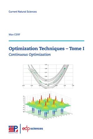 PDF Optimization Techniques I By Max Cerf 9782759831647