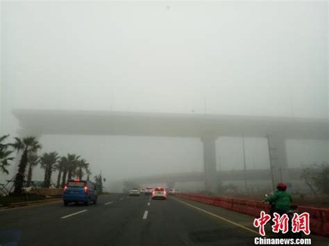 大雾笼罩海口：港口暂时停航 过海车辆待渡 每日头条
