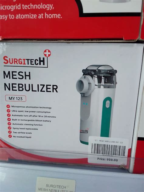 Surgitech Mesh Nebulizer My 123 Health And Nutrition Medical Supplies