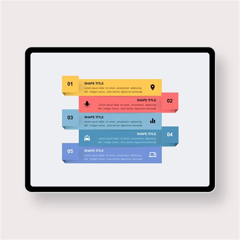 Folded String List Powerpoint Templates Powerpoint Free