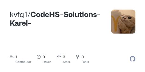 Codehs Solutions Karel 341 For Loop Square At Main · Kvfq1codehs Solutions Karel · Github